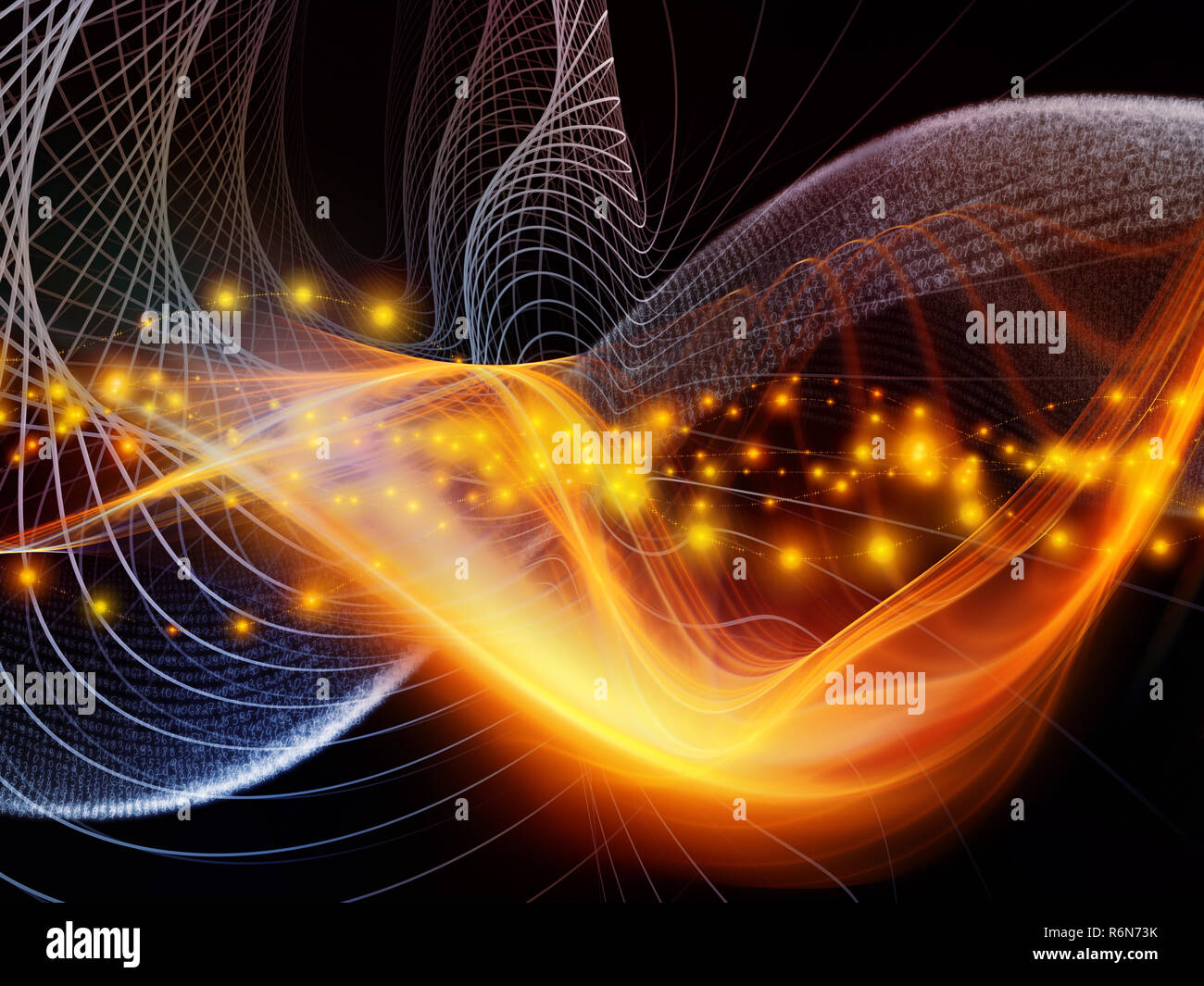 Lights of Digital World Stock Photo - Alamy