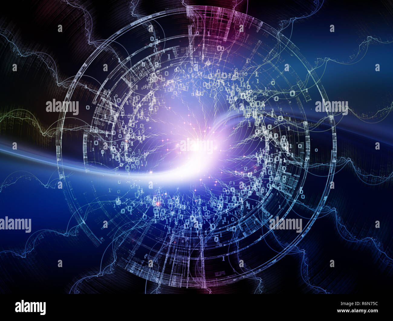 Realms of Digital World Stock Photo - Alamy