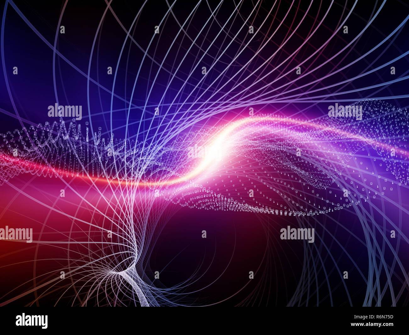Processing Digital World Stock Photo - Alamy