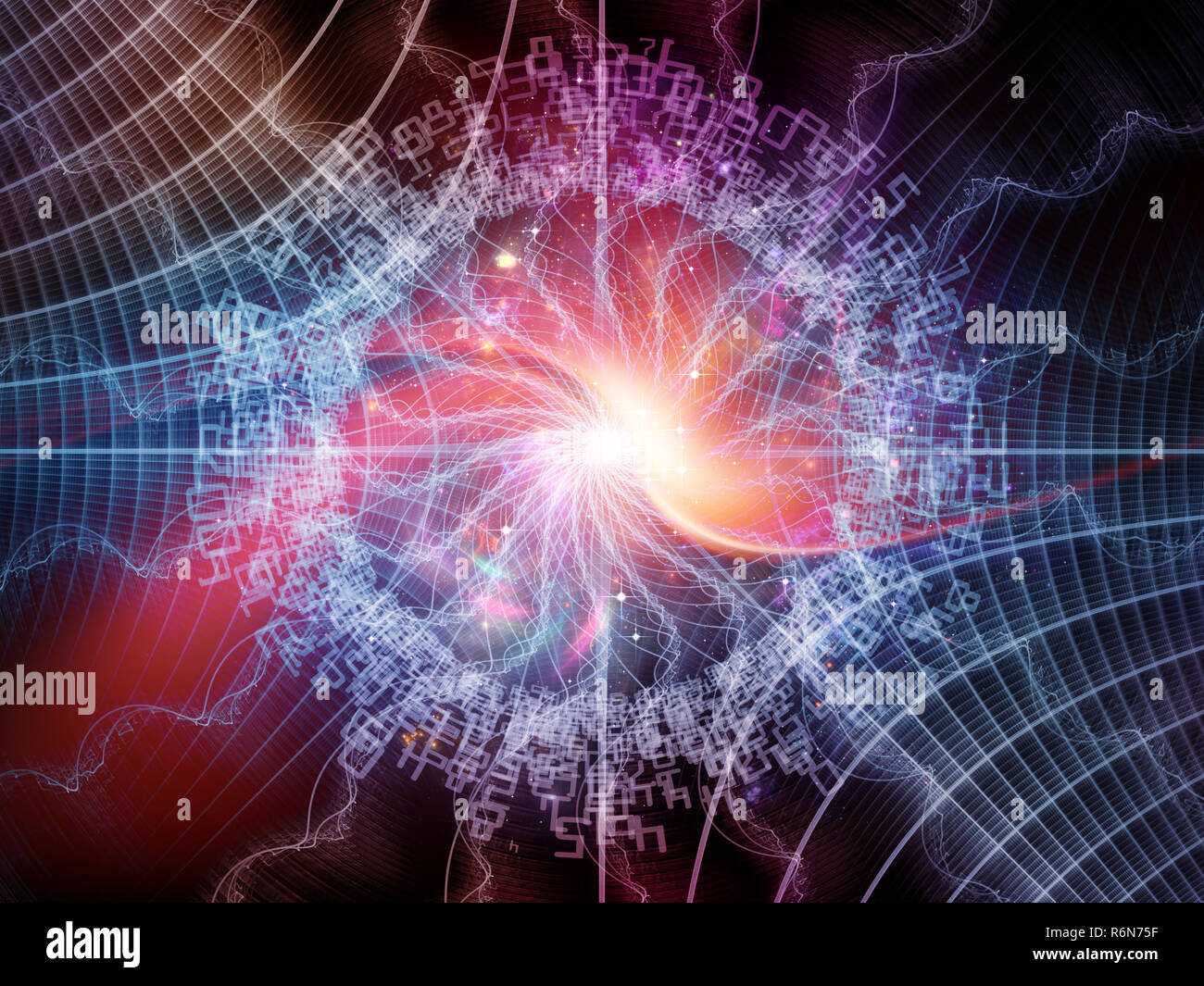 Evolving Digital World Stock Photo - Alamy