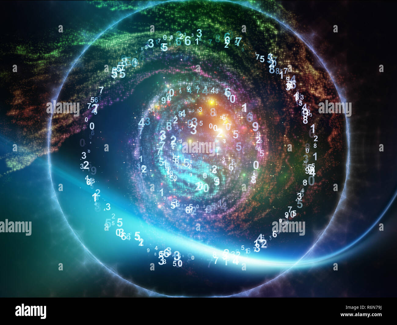 Elements of Numbers Stock Photo - Alamy
