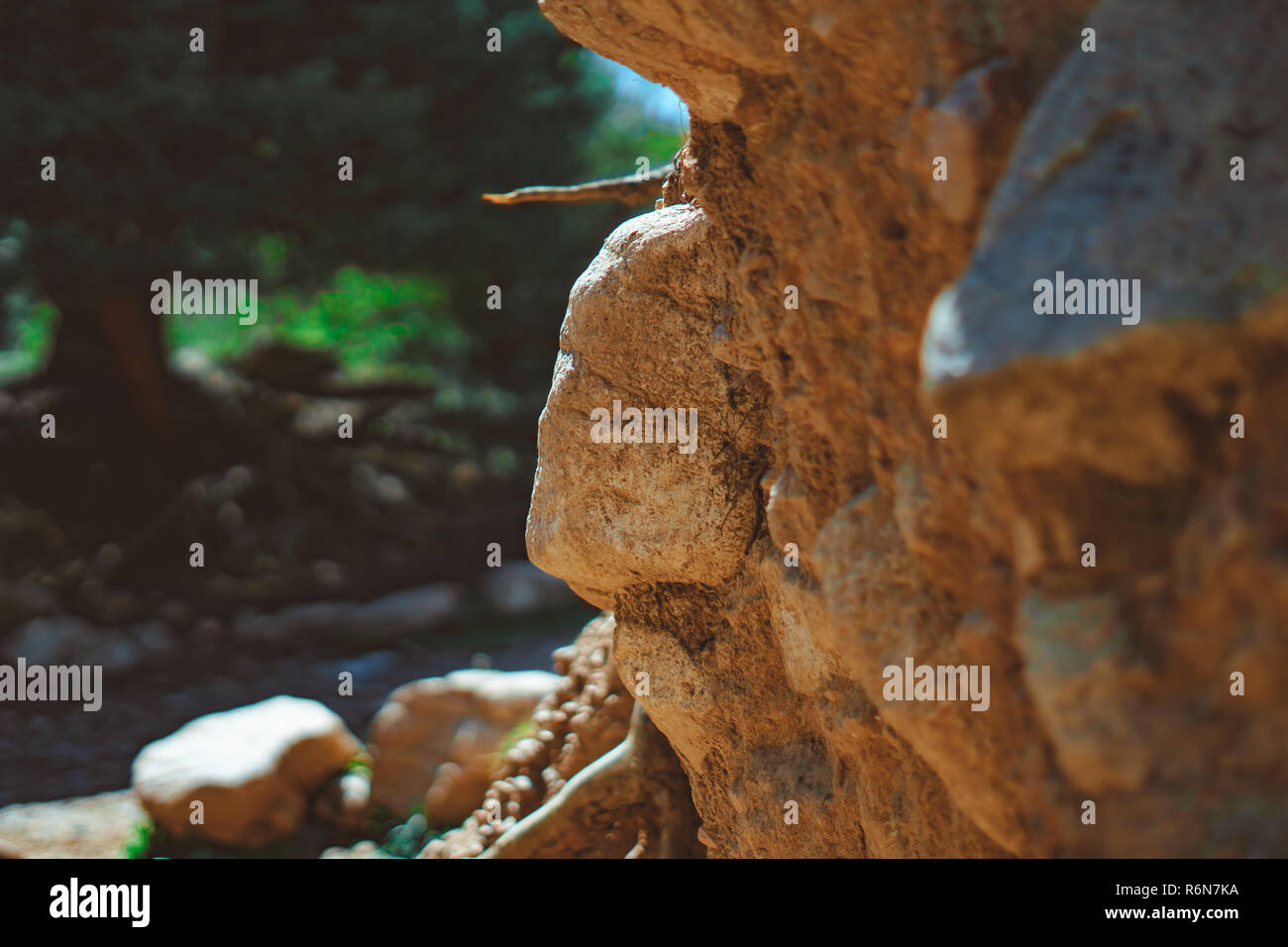 Rocky hills of the Negev Desert in Israel. Breathtaking landscape of ...