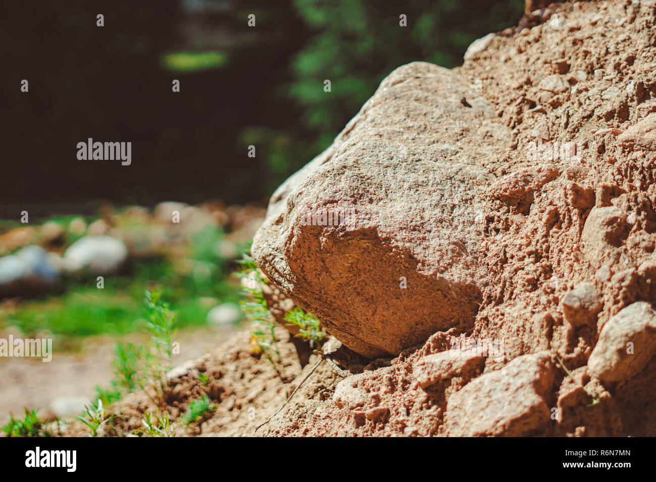 Rocky hills of the Negev Desert in Israel. Breathtaking landscape of ...