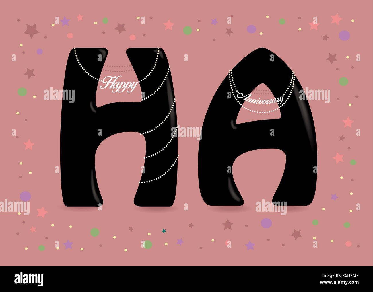 Anniversary black and hi-res stock photography and images - Alamy