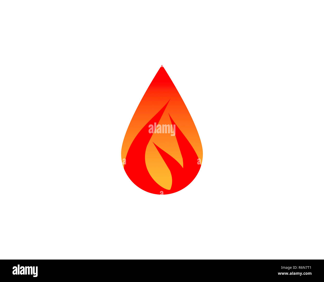 fire drop logo Stock Photo - Alamy
