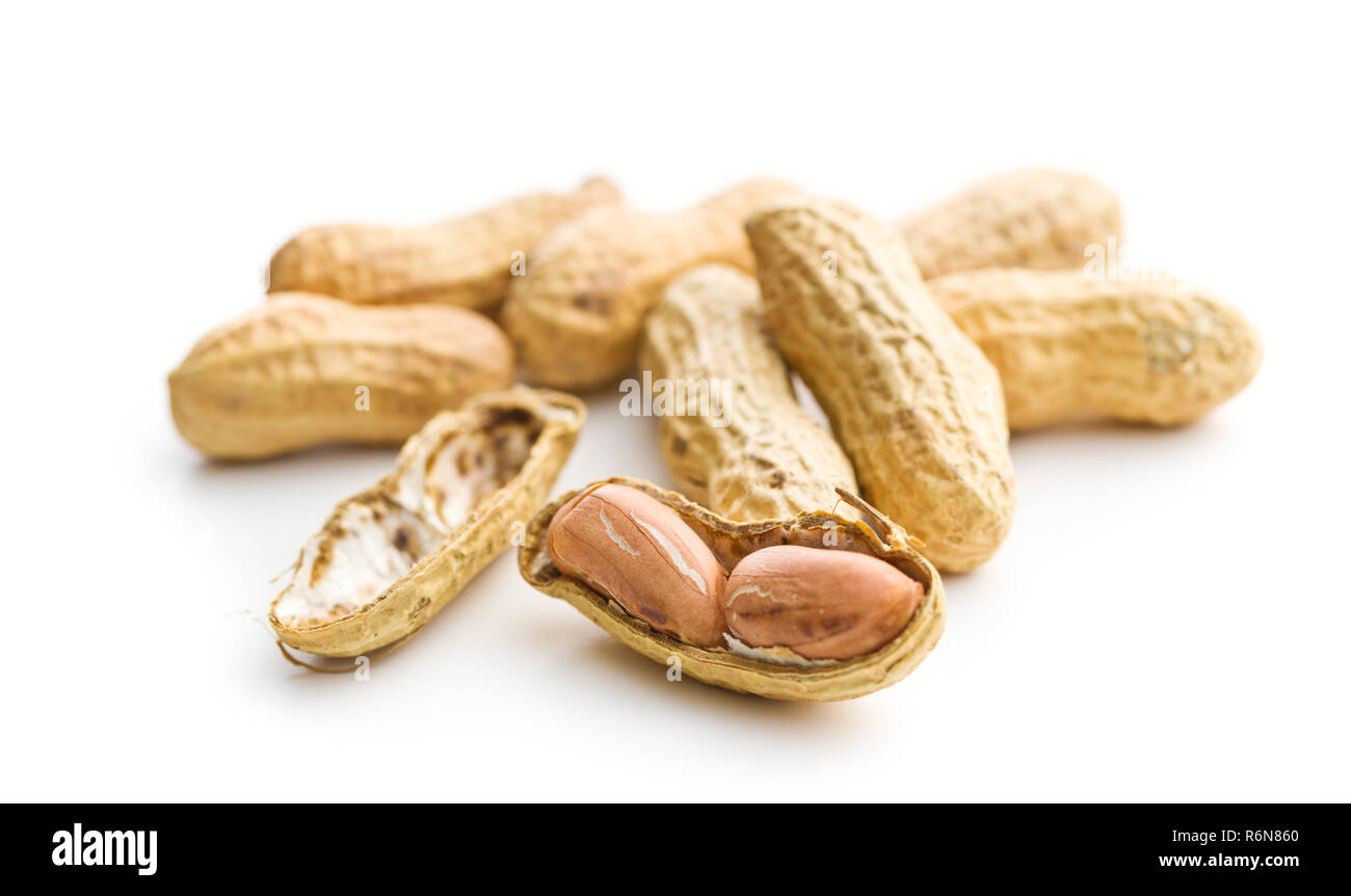 The peeled peanuts Stock Photo - Alamy