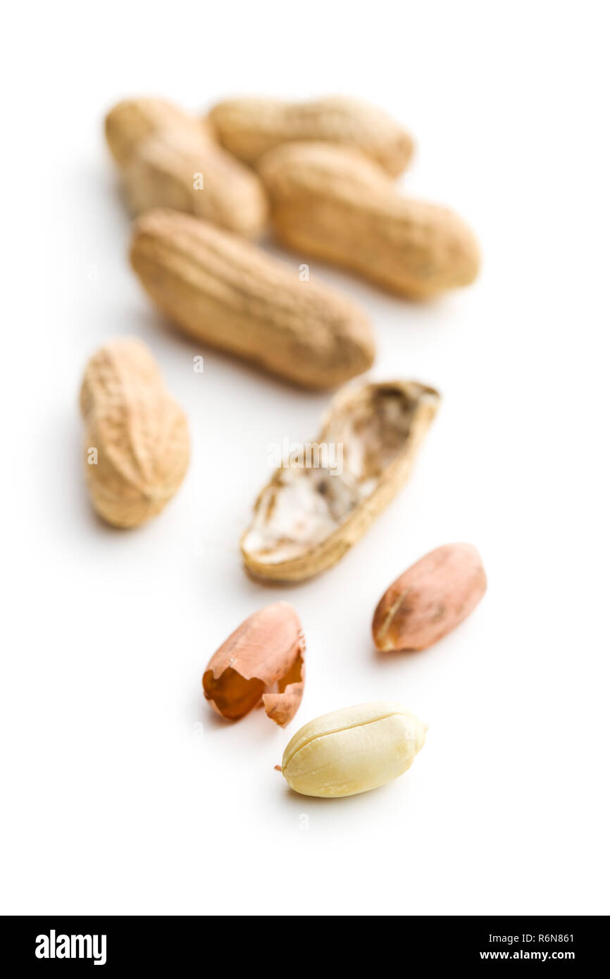 The peeled peanuts Stock Photo - Alamy