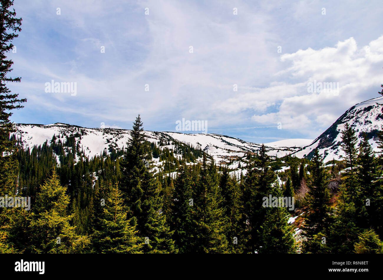 View from Mountain Vranica Stock Photo - Alamy