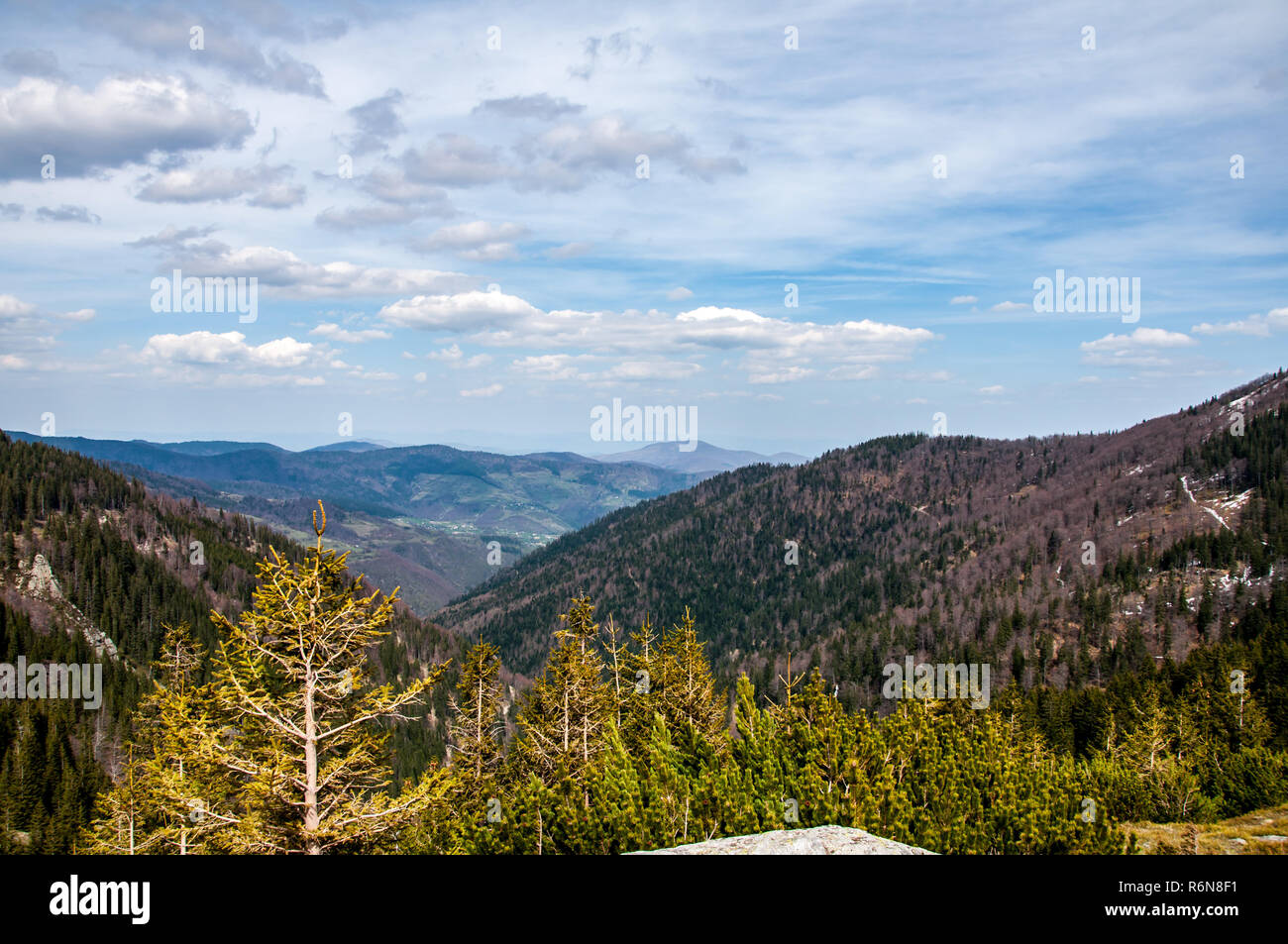 View from Mountain Vranica Stock Photo - Alamy