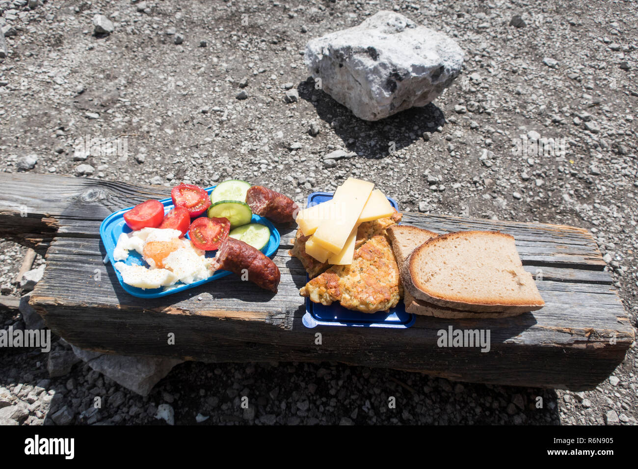 Bread box stone wood hi-res stock photography and images - Alamy