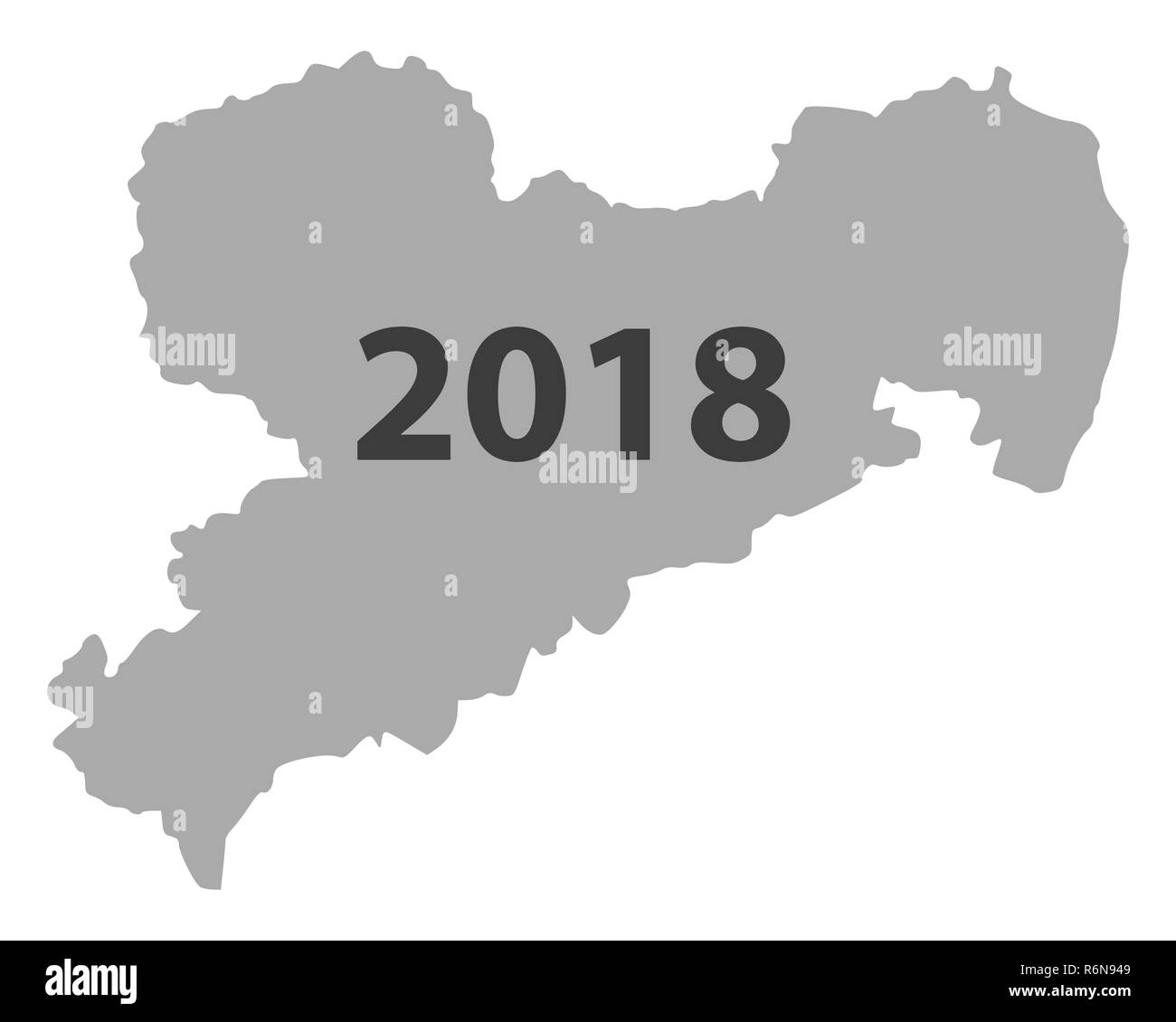 Map of saxony Black and White Stock Photos & Images - Alamy