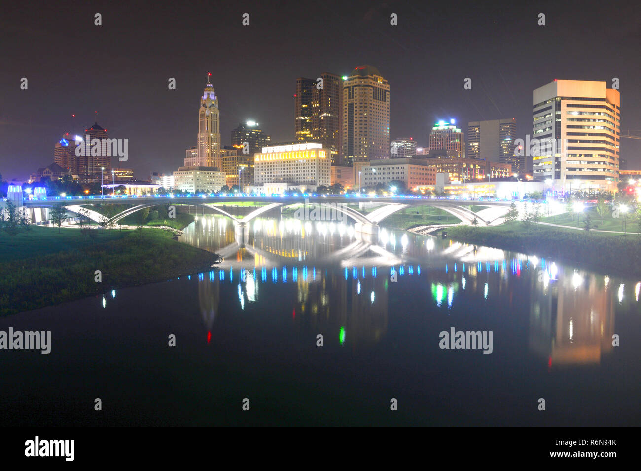Downtown columbus ohio skyline from hi-res stock photography and images ...