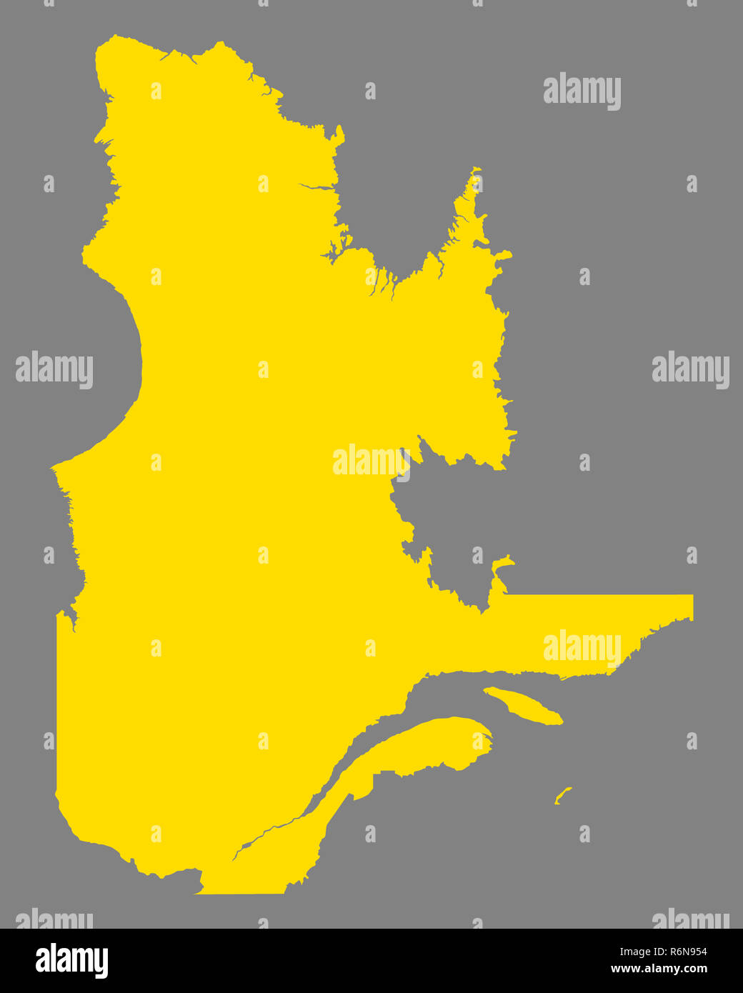 map of quebec Stock Photo - Alamy