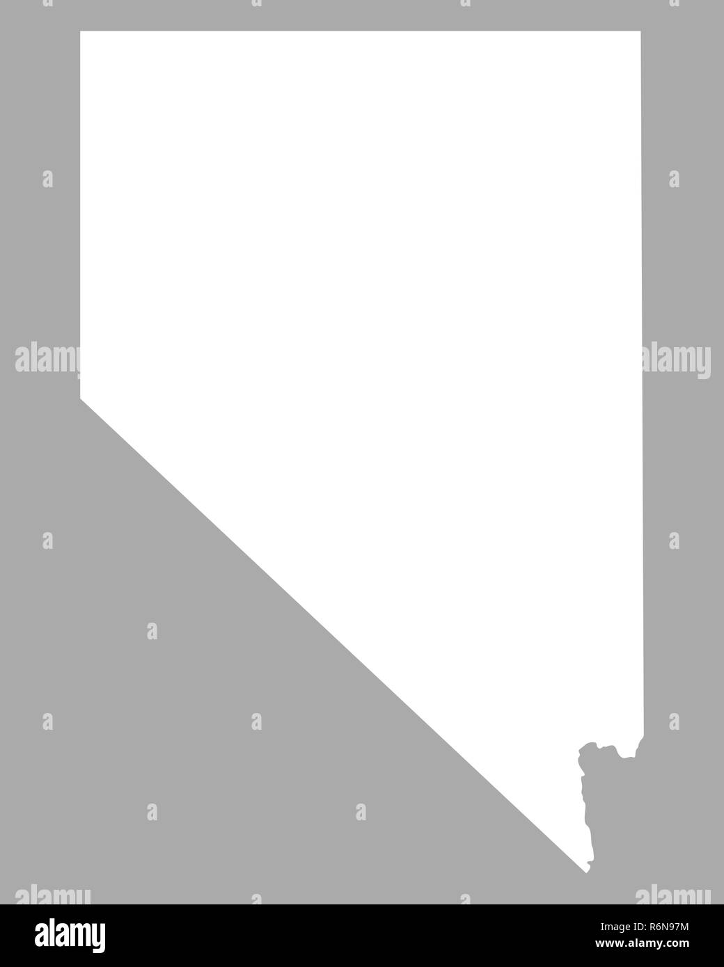 Nevada usa map Black and White Stock Photos & Images - Alamy