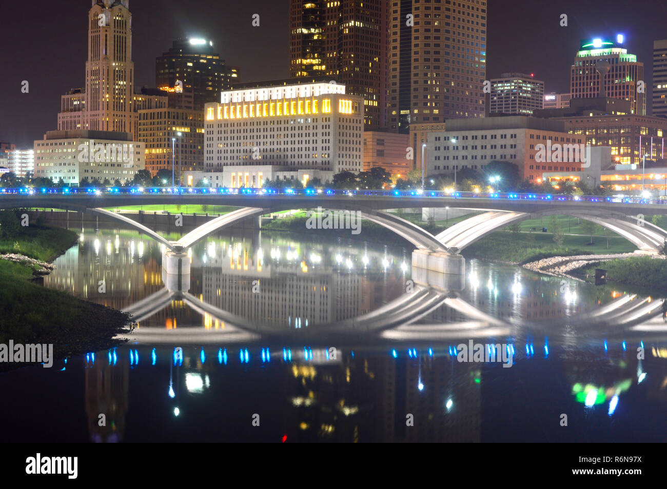 Columbus, Ohio - USA - August 28, 2016: Columbus Skyline in daylight ...