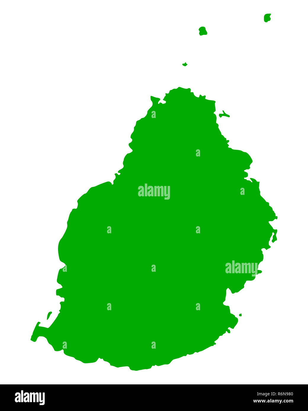 map of mauritius Stock Photo - Alamy