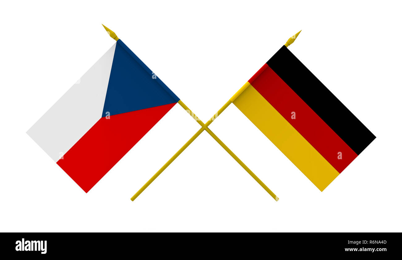 Flags germany czech republic Cut Out Stock Images & Pictures - Alamy