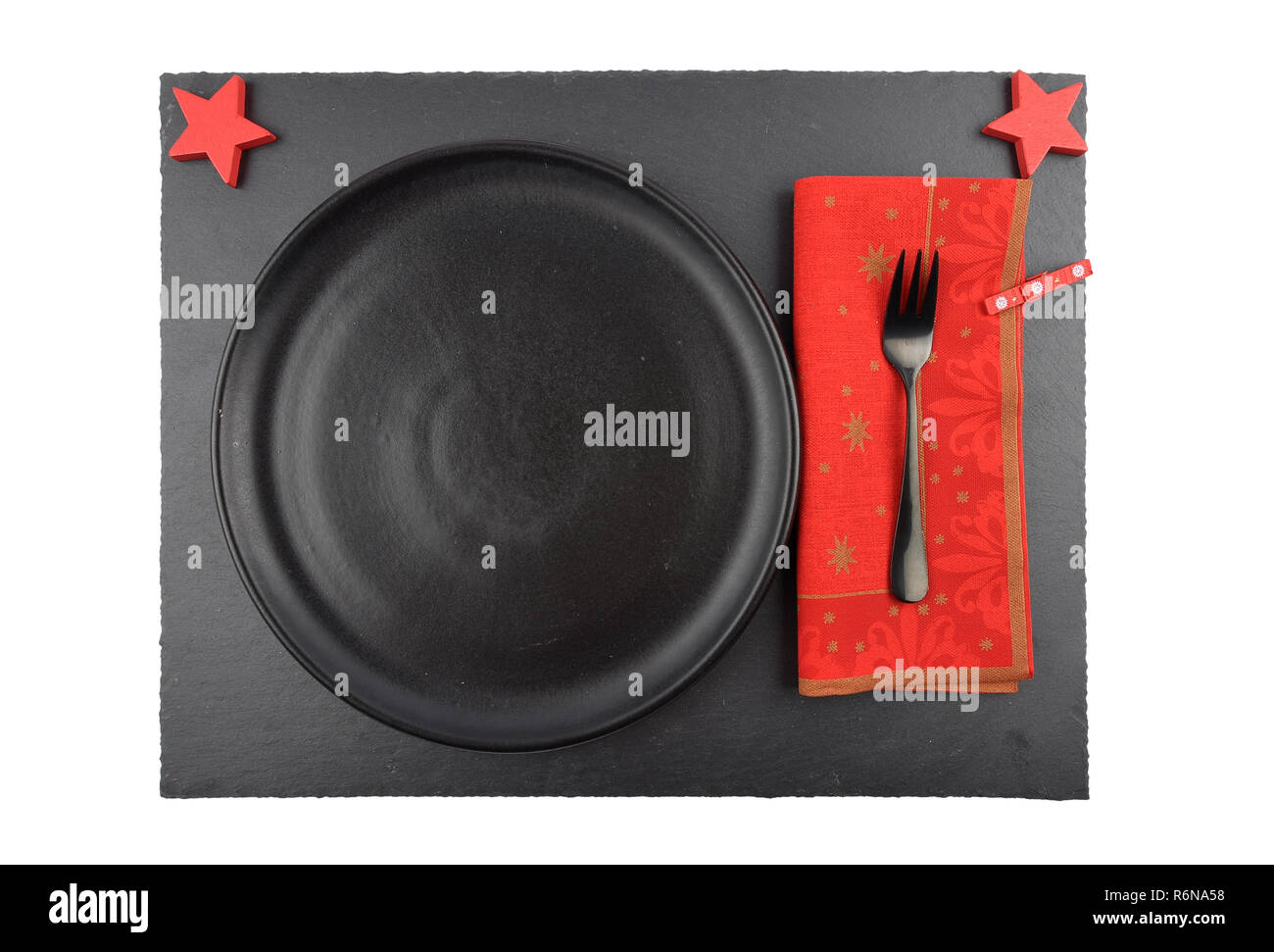 Table setting christmas Cut Out Stock Images & Pictures - Alamy