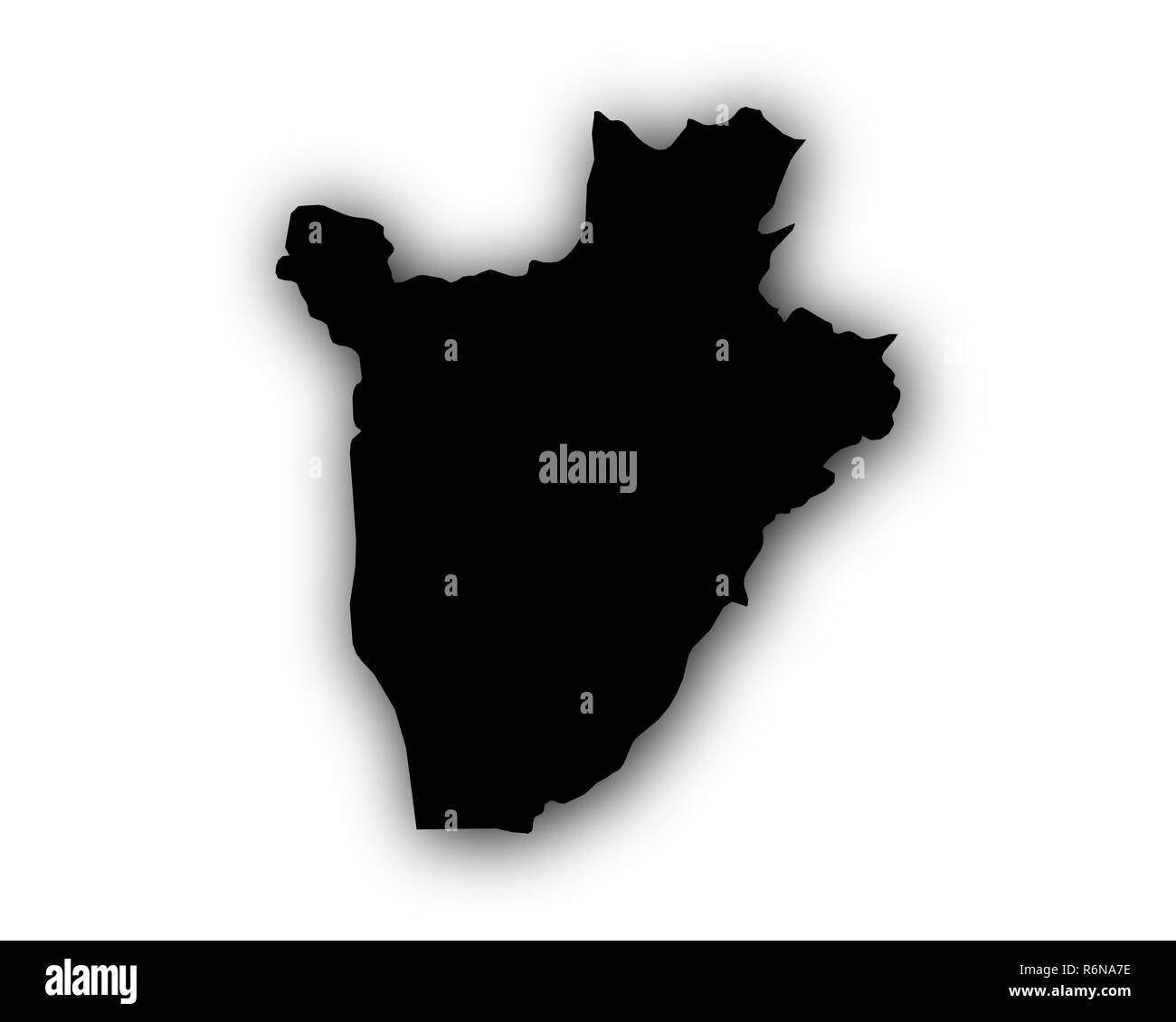 Map of burundi hi-res stock photography and images - Alamy