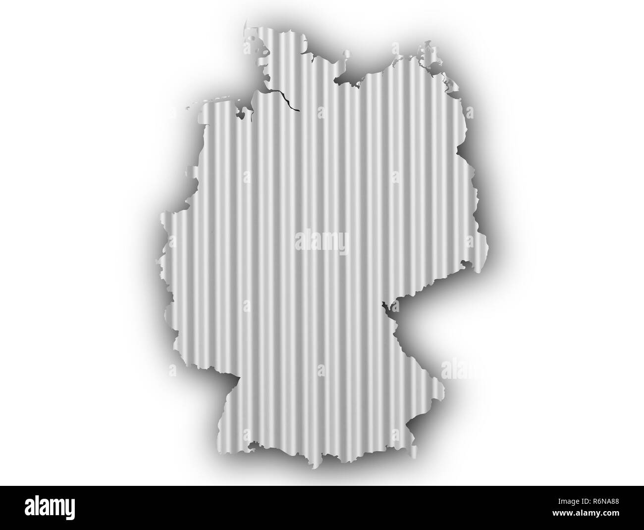 Map of germany on texture hi-res stock photography and images - Alamy