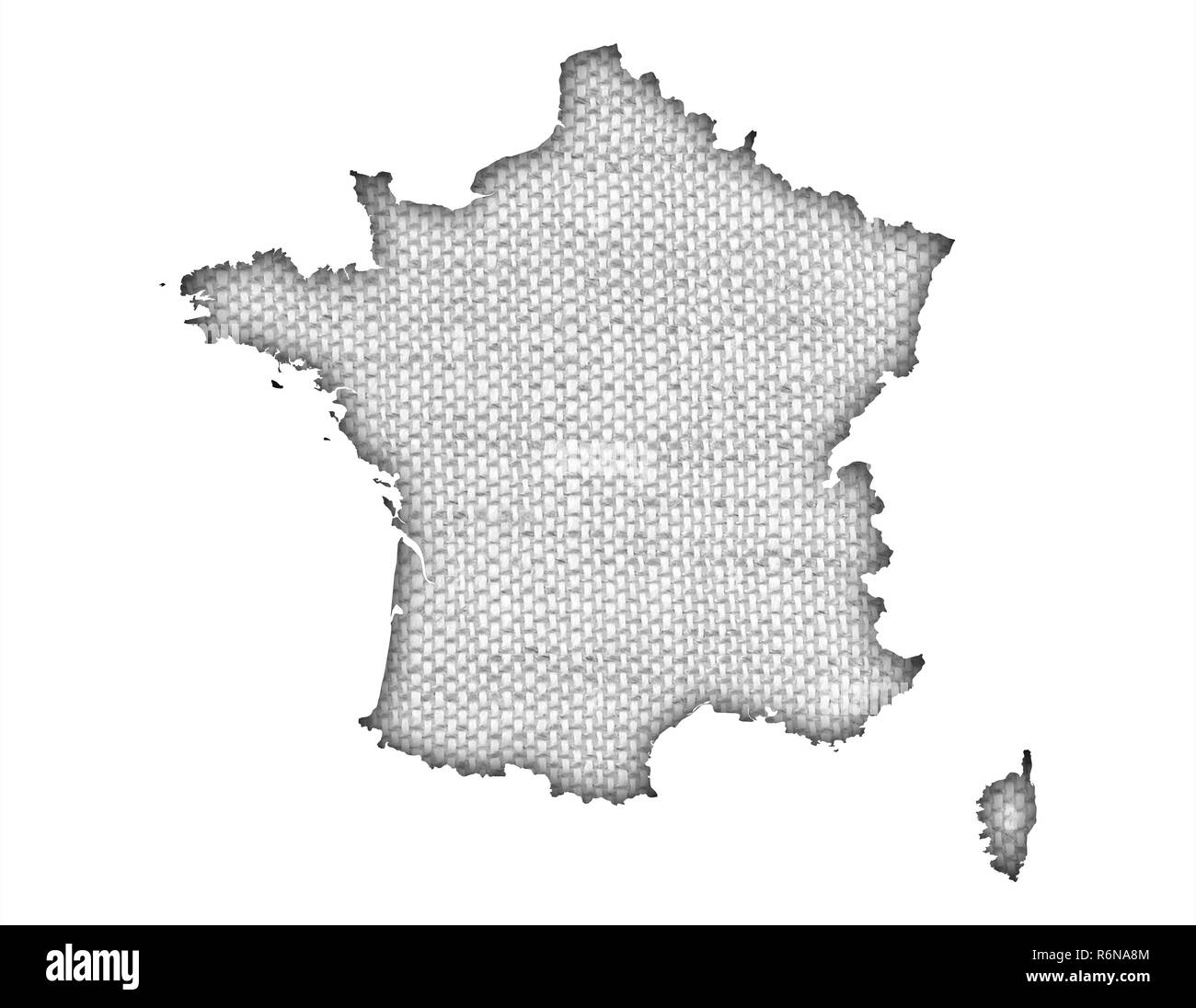 map of france on texture Stock Photo - Alamy