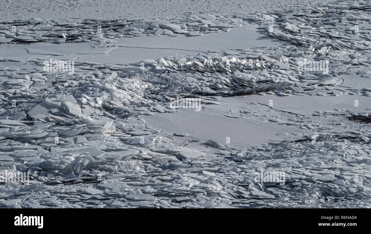 Ice field landscape background Stock Photo - Alamy