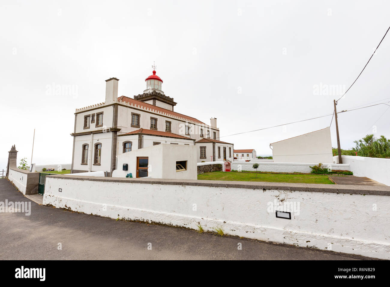 Lighthouse ginetes sao miguel azores hi-res stock photography and ...