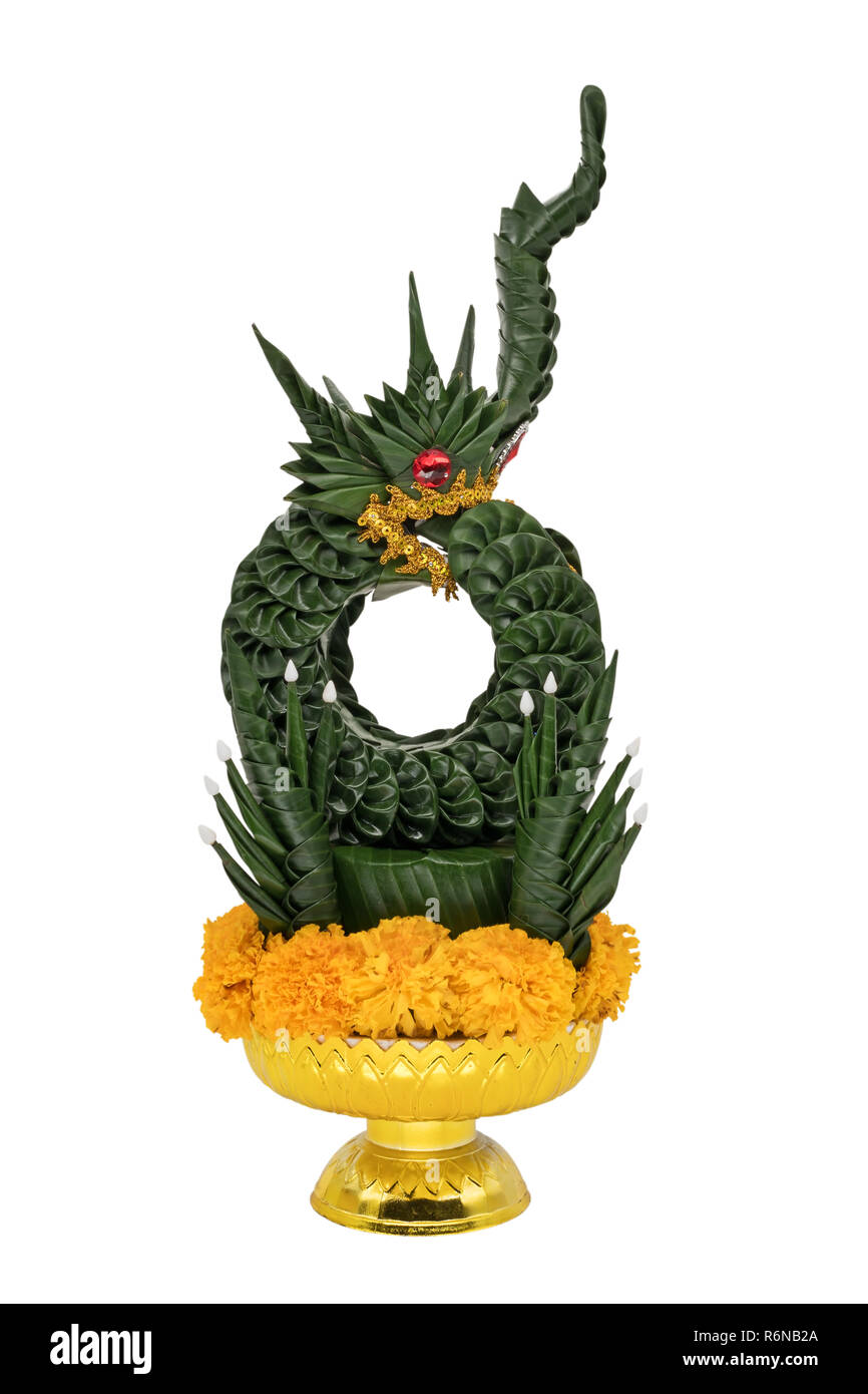 buddhist dragon kham chanot Stock Photo - Alamy