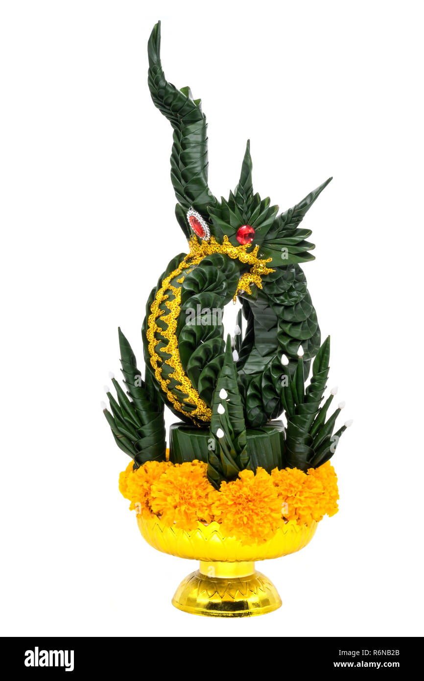 buddhist dragon kham chanot Stock Photo - Alamy