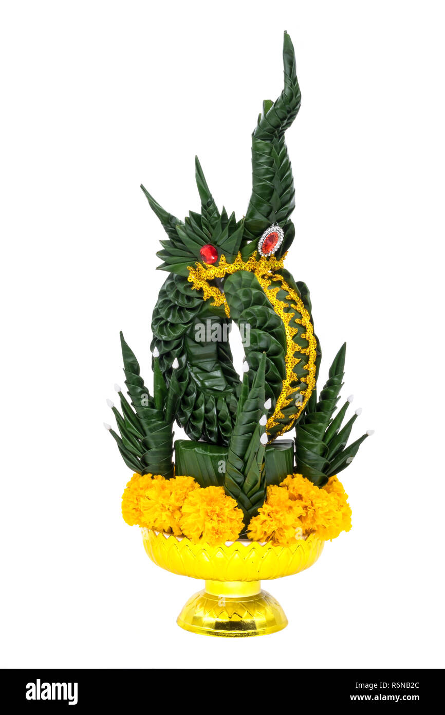 buddhist dragon kham chanot Stock Photo - Alamy