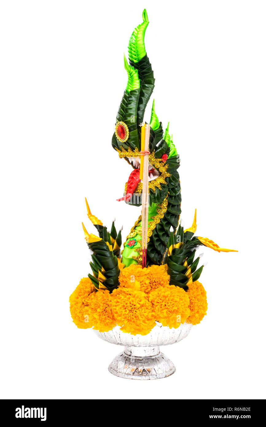buddhist dragon kham chanot Stock Photo - Alamy