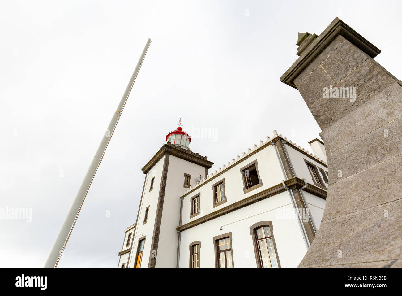 Lighthouse ginetes sao miguel azores hi-res stock photography and ...