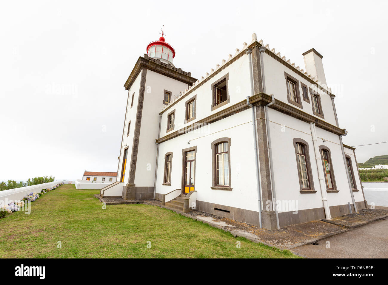 Lighthouse ginetes sao miguel azores hi-res stock photography and ...