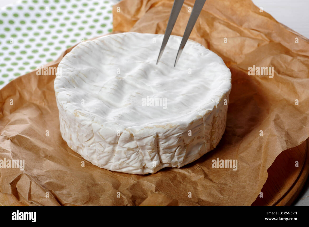 Camembert cheese traditional Normandy French, dairy product Stock Photo ...
