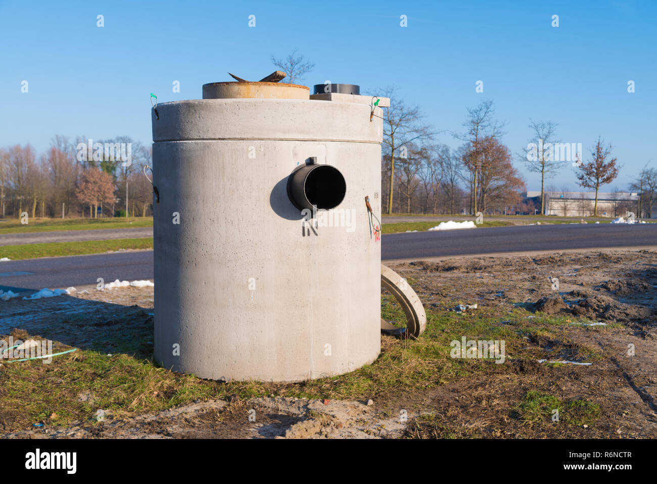 Construction new sewer system hi-res stock photography and images - Alamy