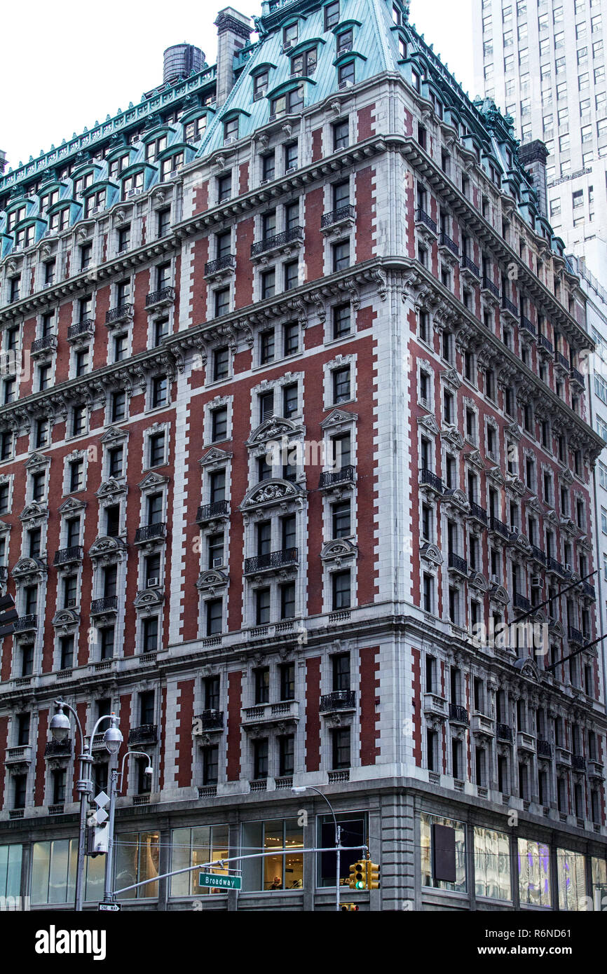 Knickerbocker hotel bricks architecture broadway New York manhattan ...