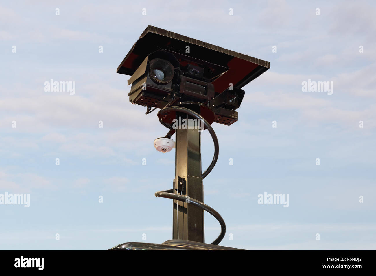 Security Camera Tower Stock Photo - Alamy
