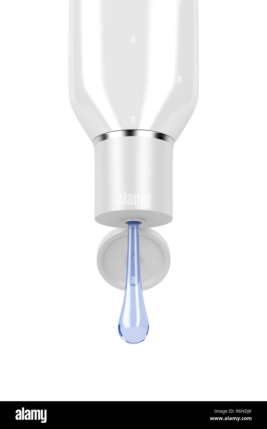 Pouring shampoo on white Stock Photo - Alamy