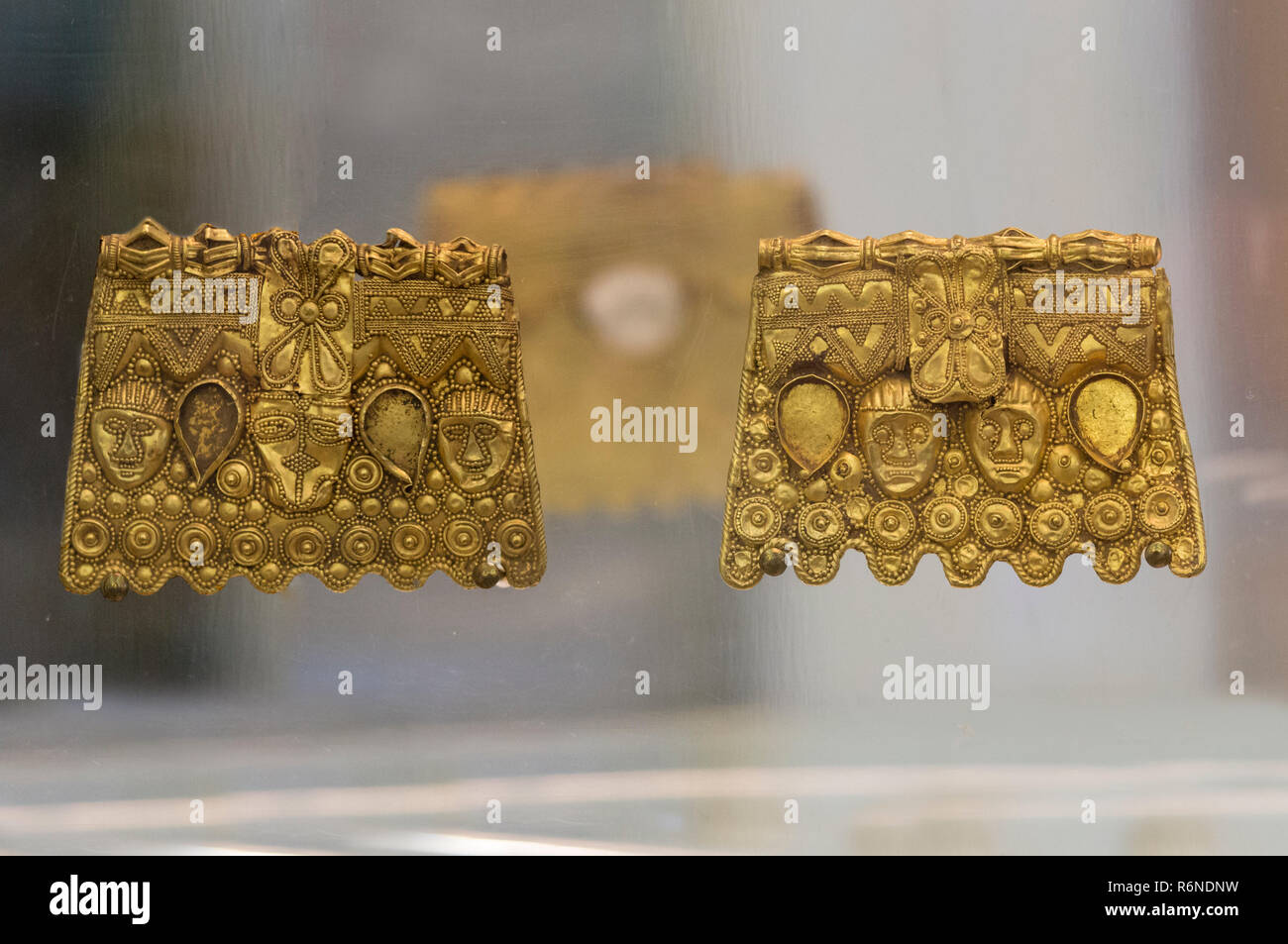 La Martela Hoard golden plates dated at 2nd Iron Ages Stock Photo - Alamy