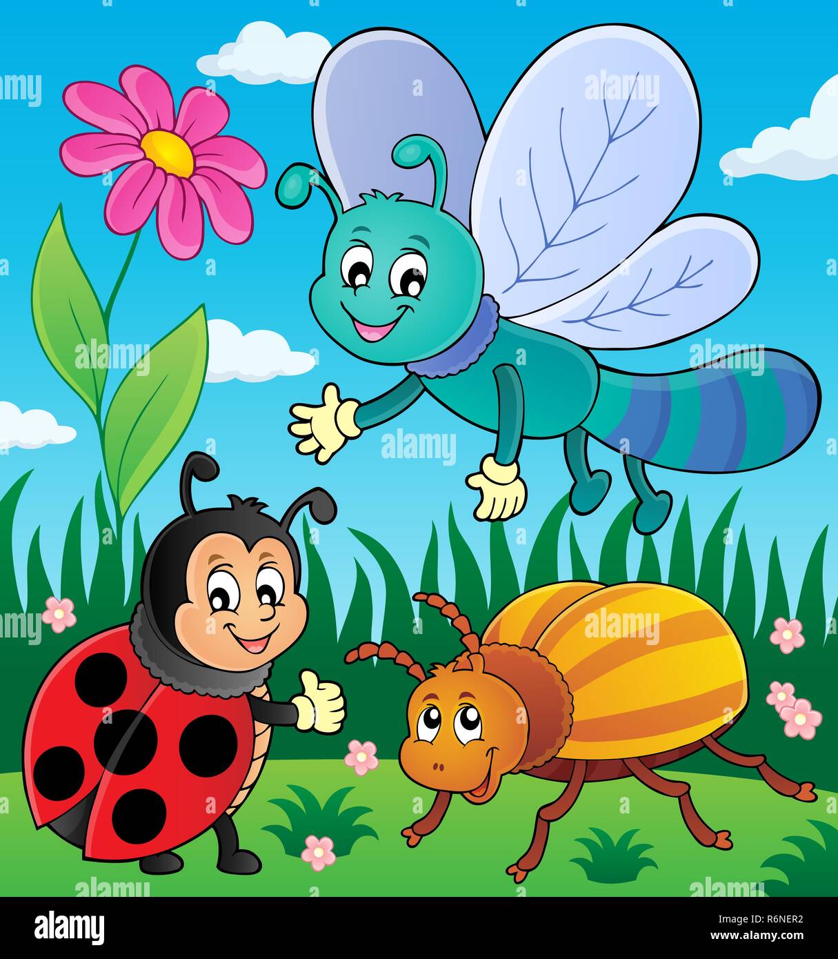Spring animals and insect theme image 9 Stock Photo - Alamy