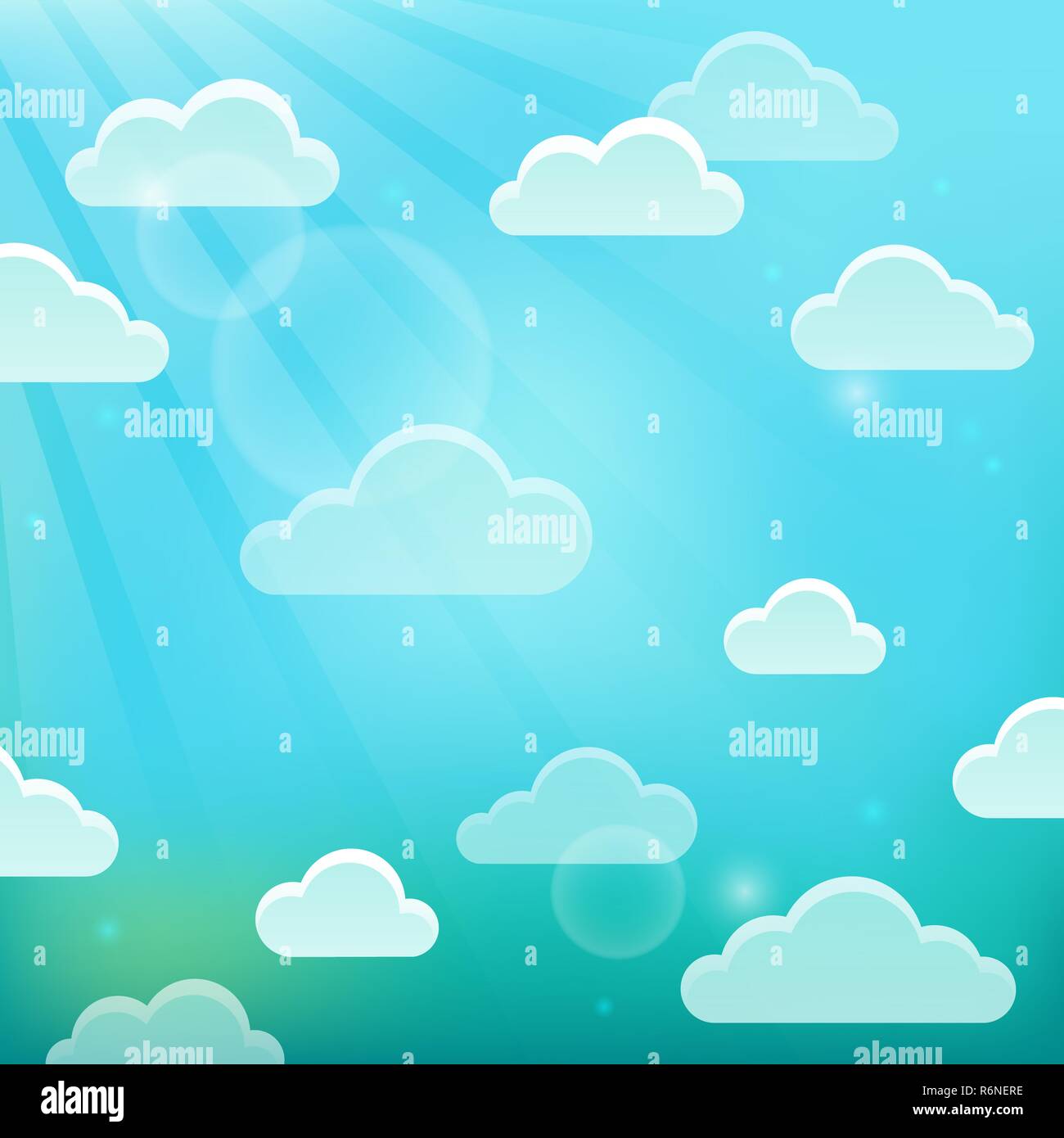 Clouds formation illustration hi-res stock photography and images - Alamy