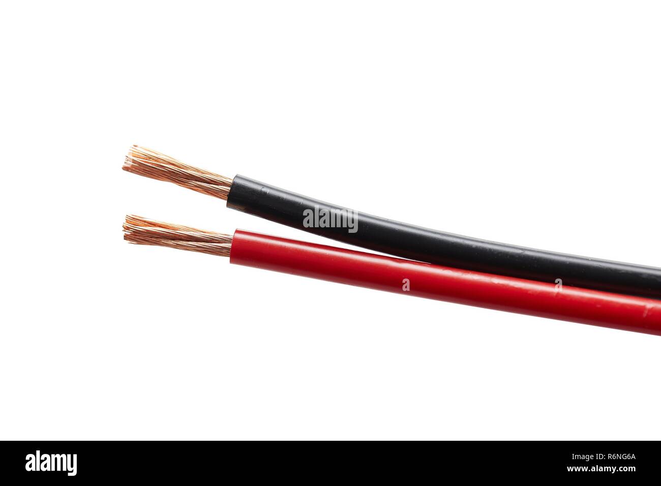 Cut Wires Isolated Stock Photo - Alamy