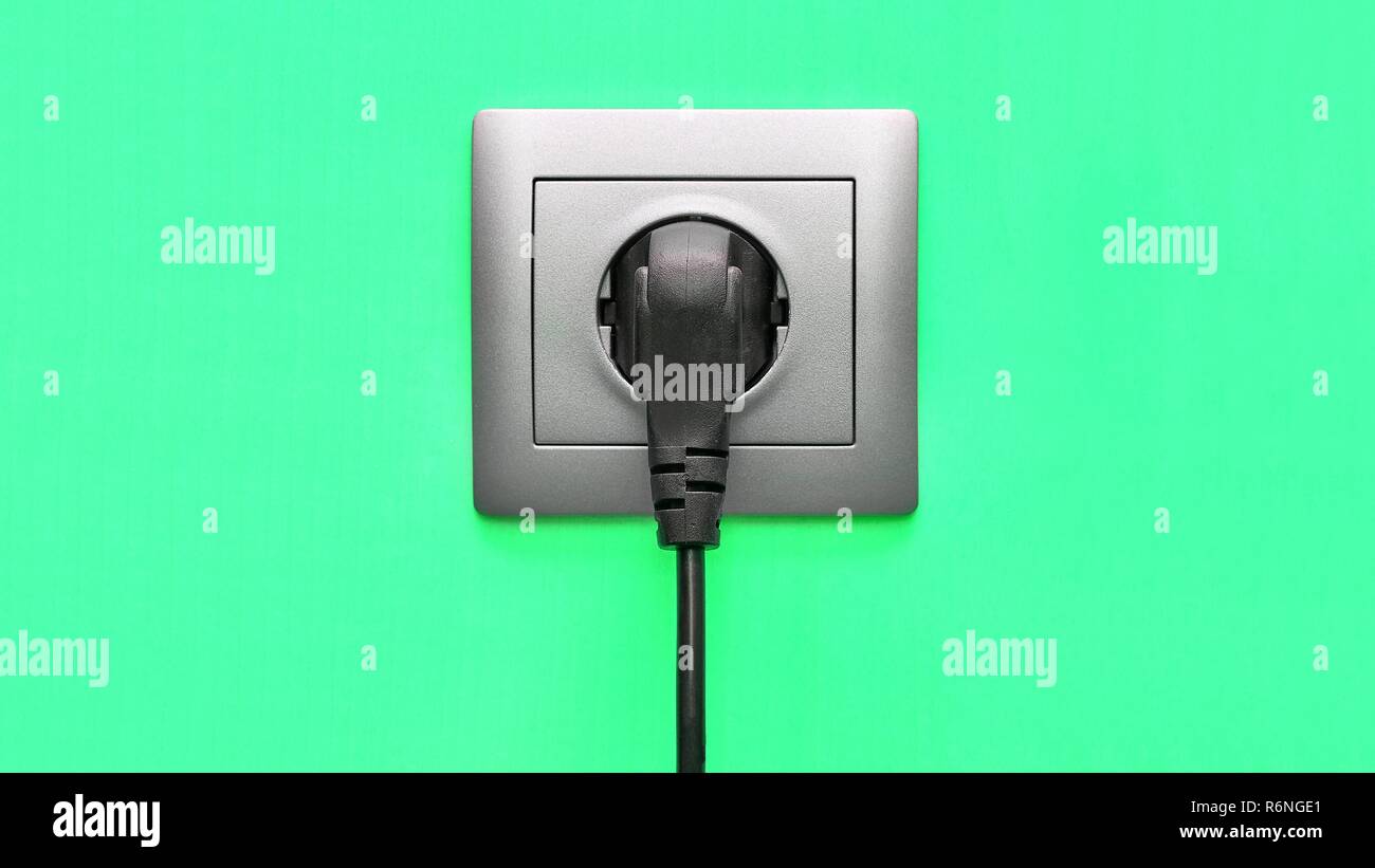 Electric Socket Closeup Stock Photo - Alamy