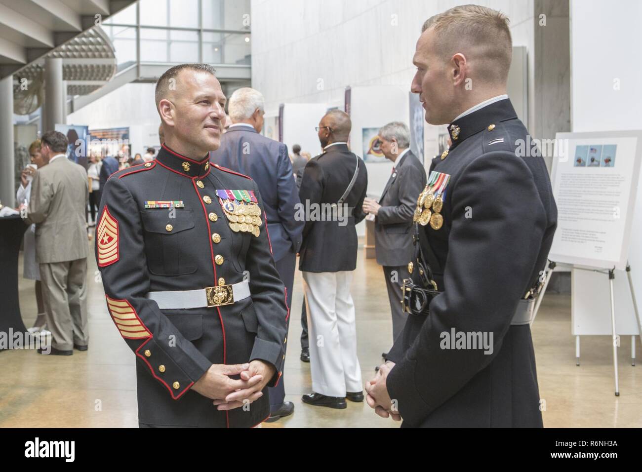 U.S. Marine Corps Sgt. Maj. Matthew Hackett, sergeant major of Marine ...