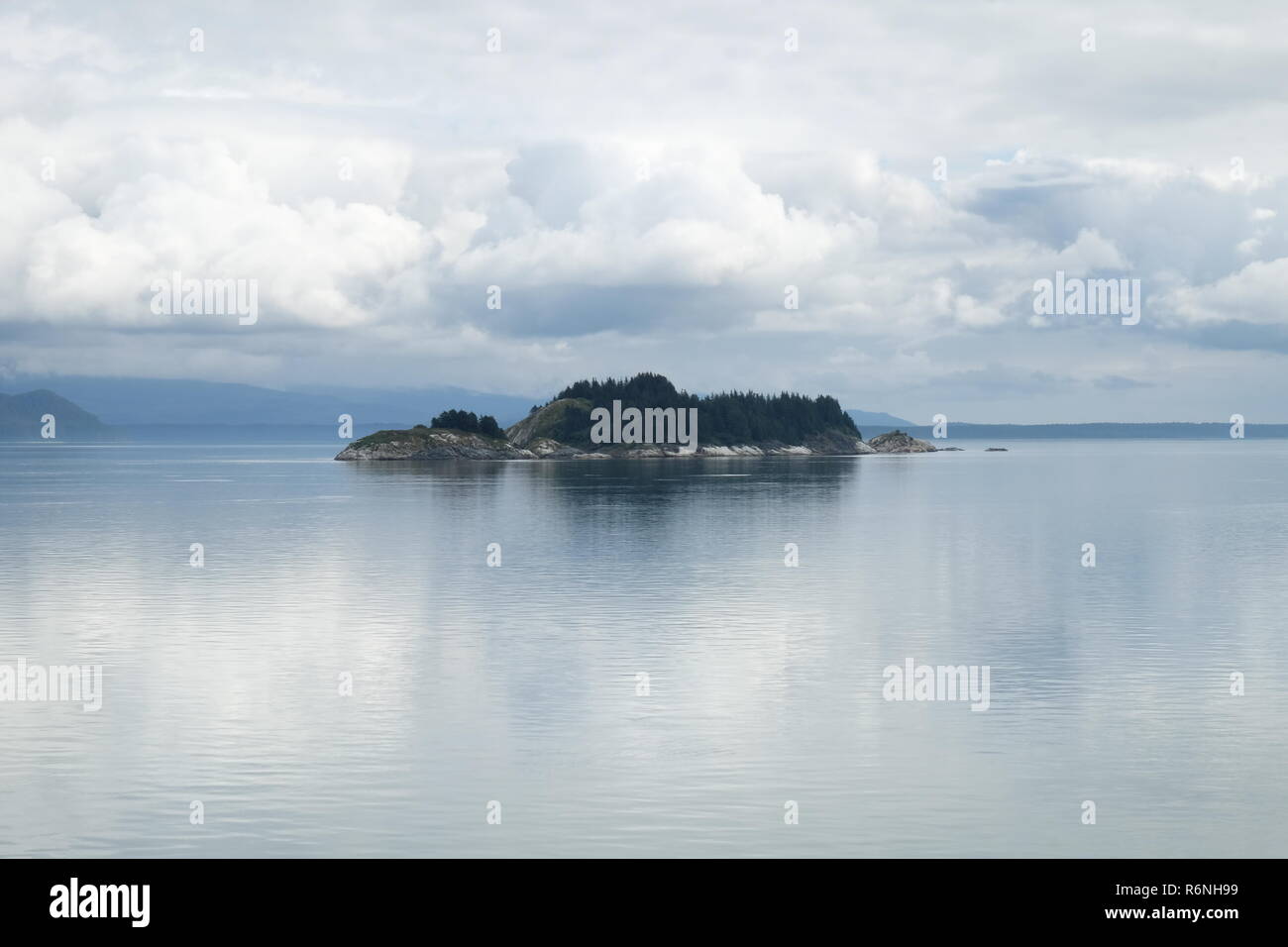 A Picture of an Island in Glacier Bay, AK Stock Photo - Alamy