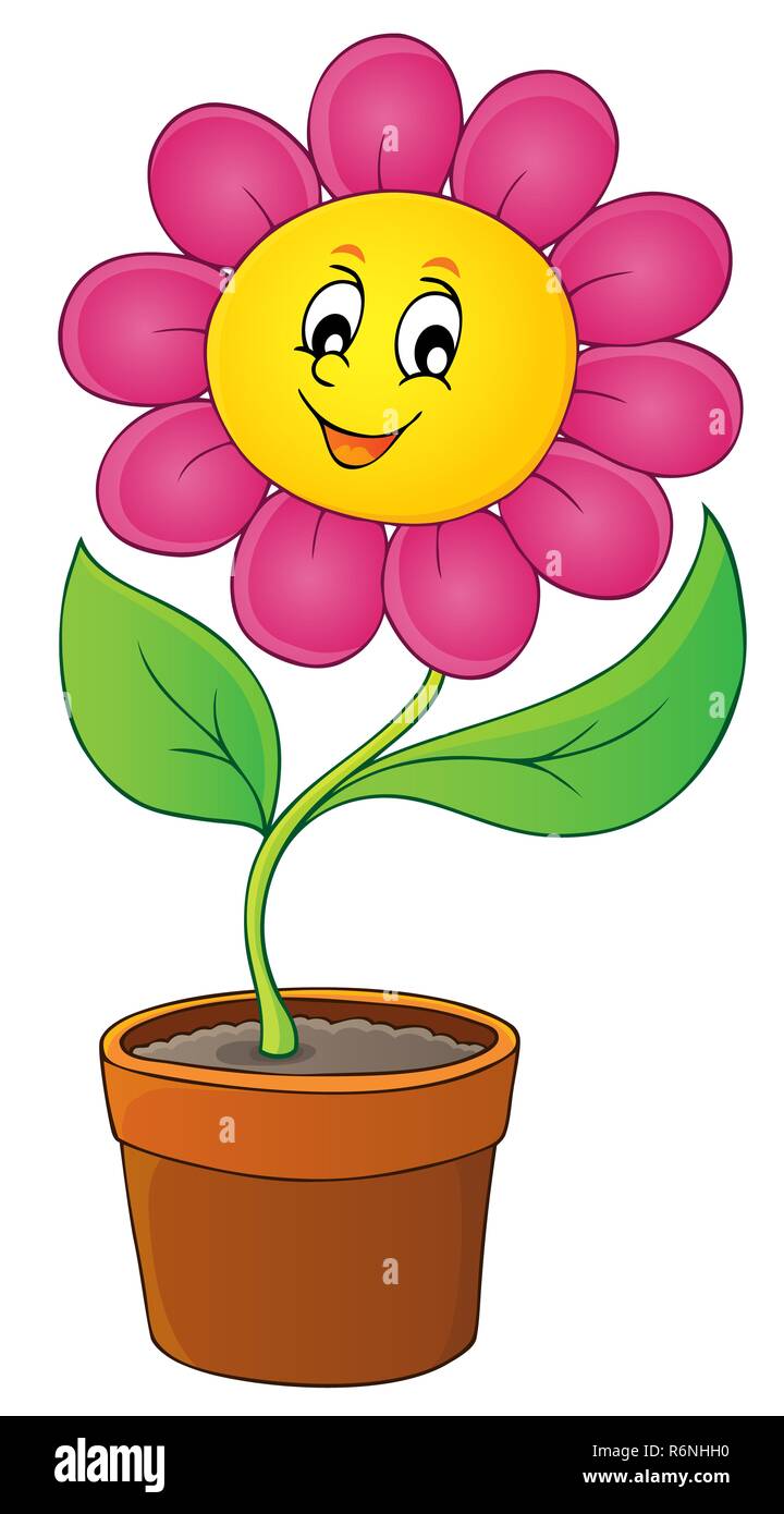 Happy flower theme image 5 Stock Photo - Alamy