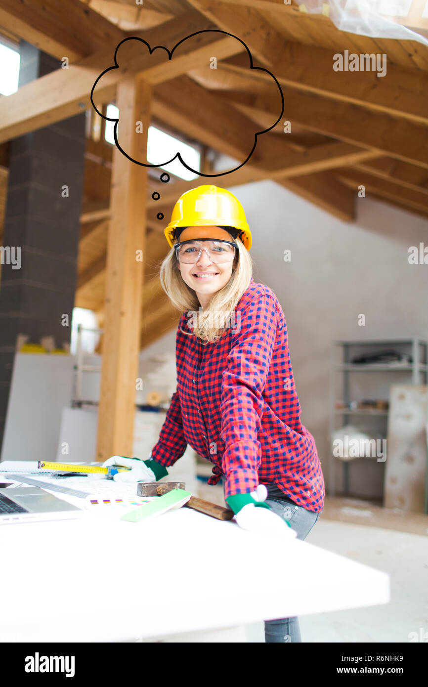 Working mother construction site hi-res stock photography and images ...