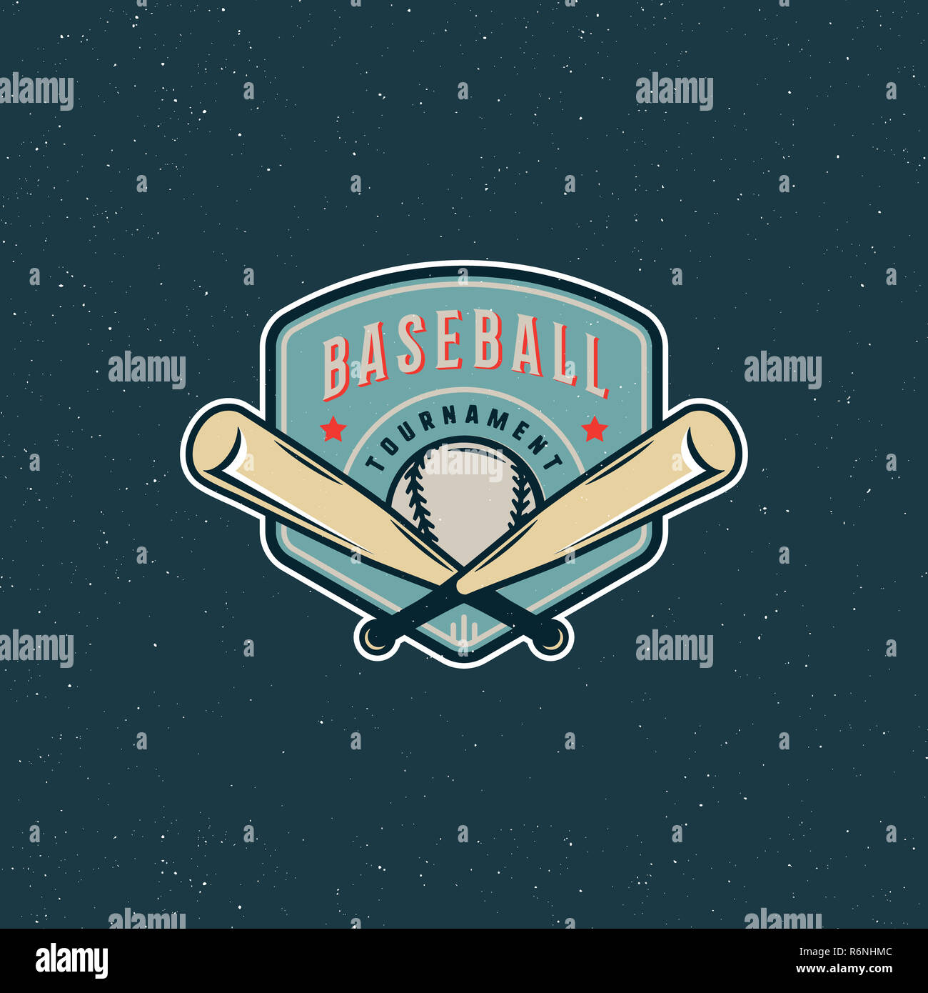 Vintage Baseball Vector
