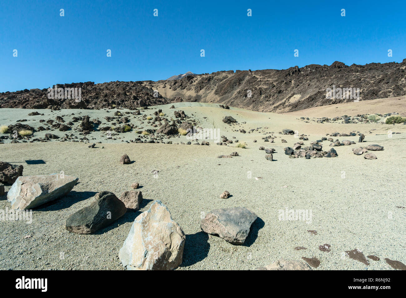 tenerife - lava rock in the caldera las caÃ±adas Stock Photo - Alamy