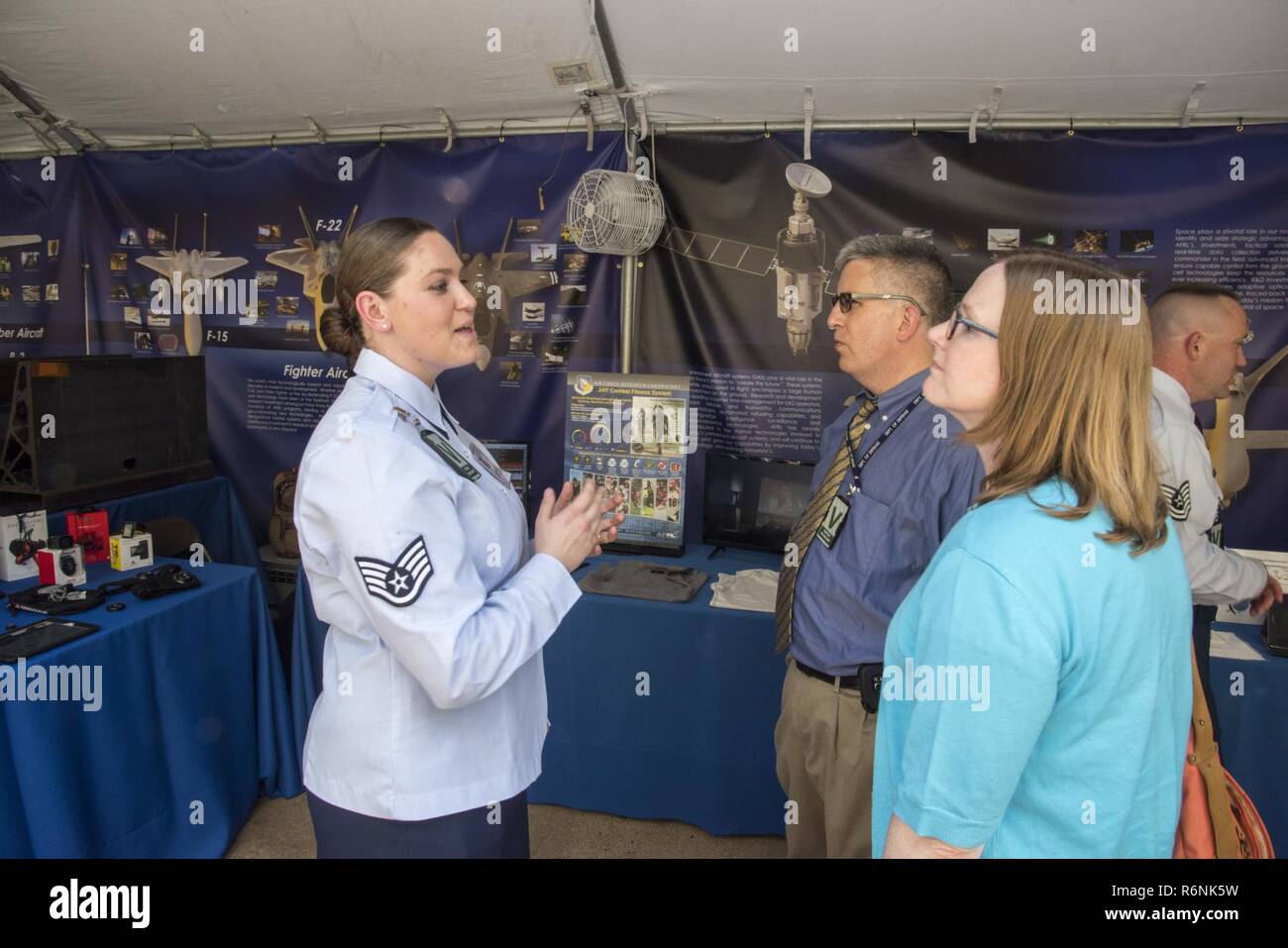 Staff Sgt. Jenna Heber, with the Air Force Research Laboratory’s 711th ...